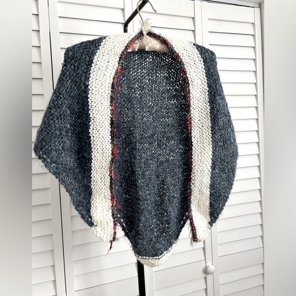 Hand Crafted | Sweaters | Handcrafted Knit Shawl | Poshmark
